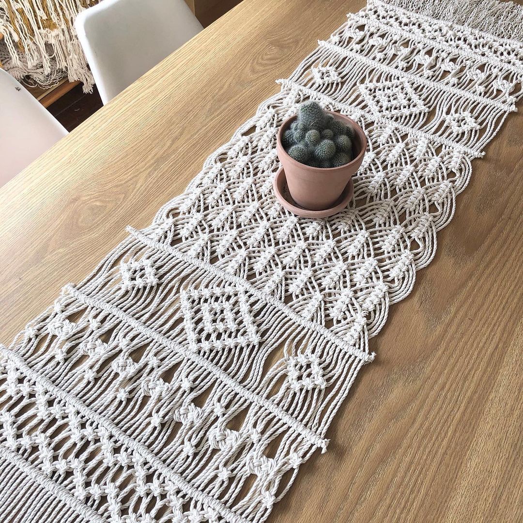 "Table Runner" Macrame Pattern – Home Vibes