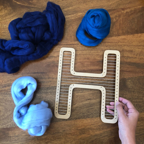 Letter Loom Weaving Kit Alphabet – Home Vibes